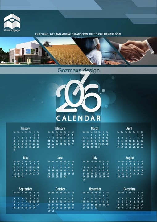 Creative Calendar Designs in Nigeria 08030632553